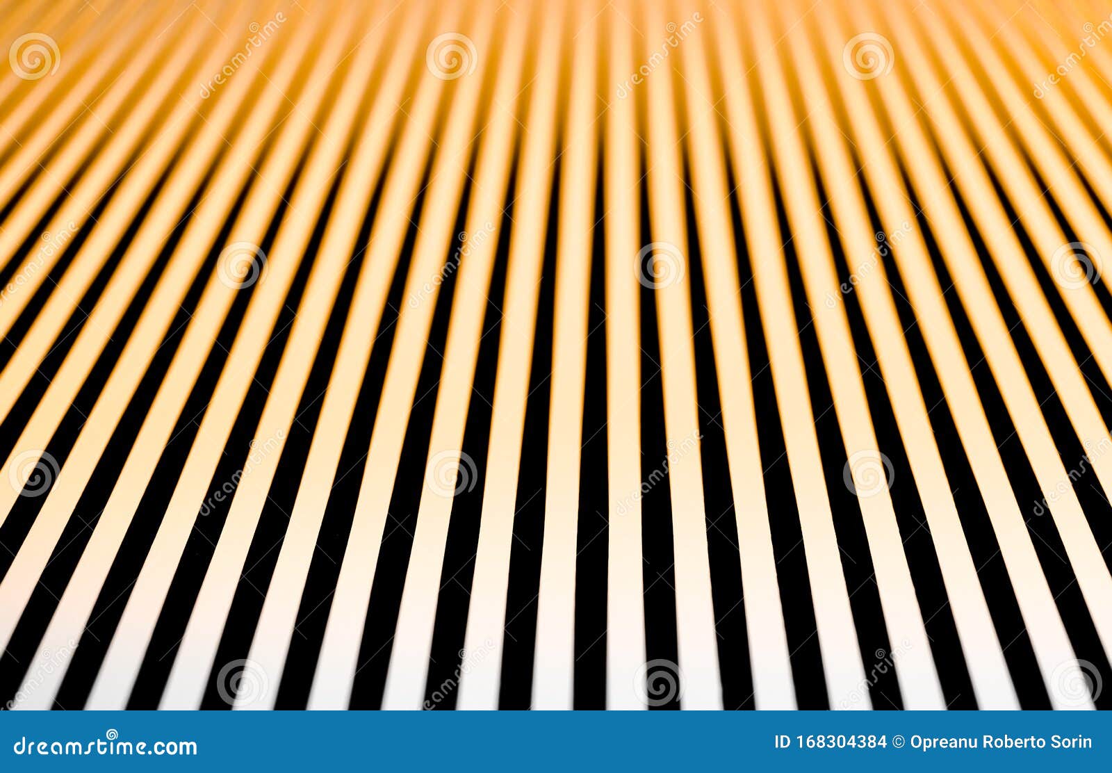 Parallel Alternating Pattern of White and Orange Shadows Stock Photo ...