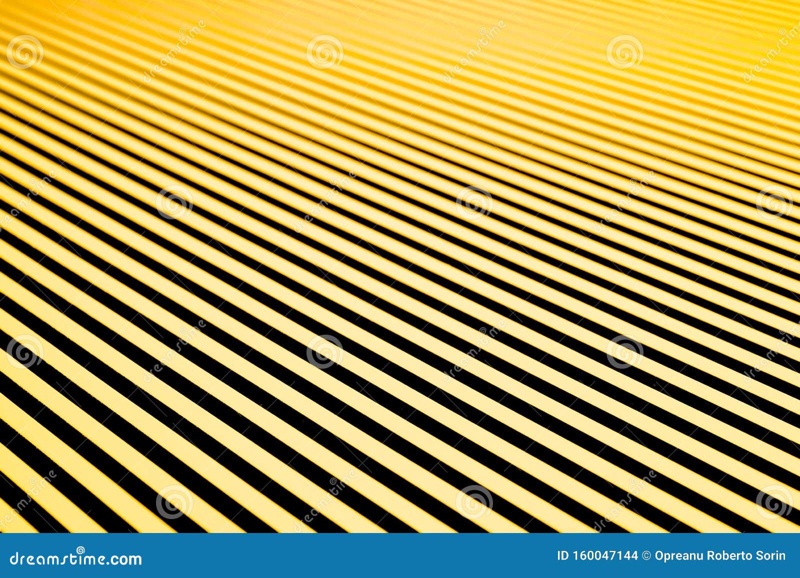 Parallel Alternating Pattern of Yellow and Shadows Stock Photo - Image ...