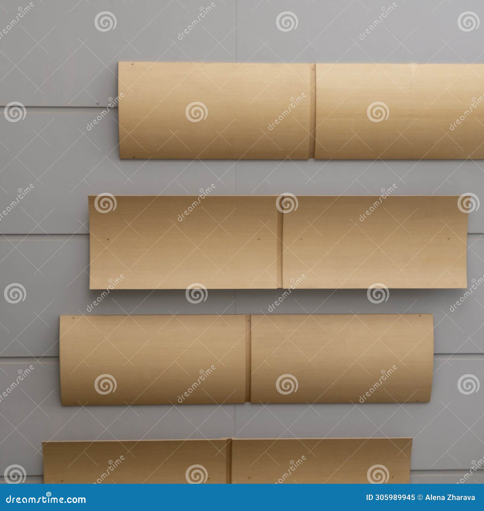 Parallel Blocks on the Wall, Hotel Interior Stock Image - Image of ...