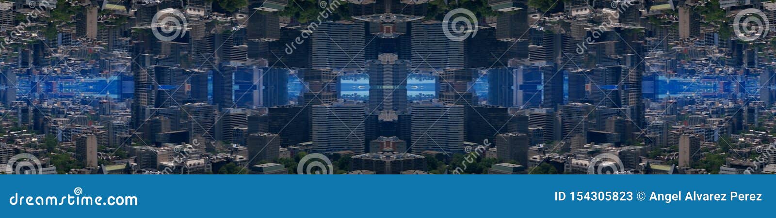 Parallel city effect stock illustration. Illustration of effect - 154305823