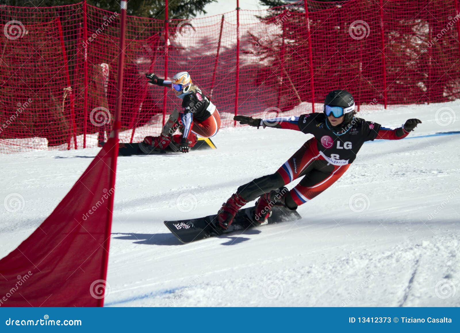Parallel giant slalom editorial stock photo. Image of athlete - 13412373