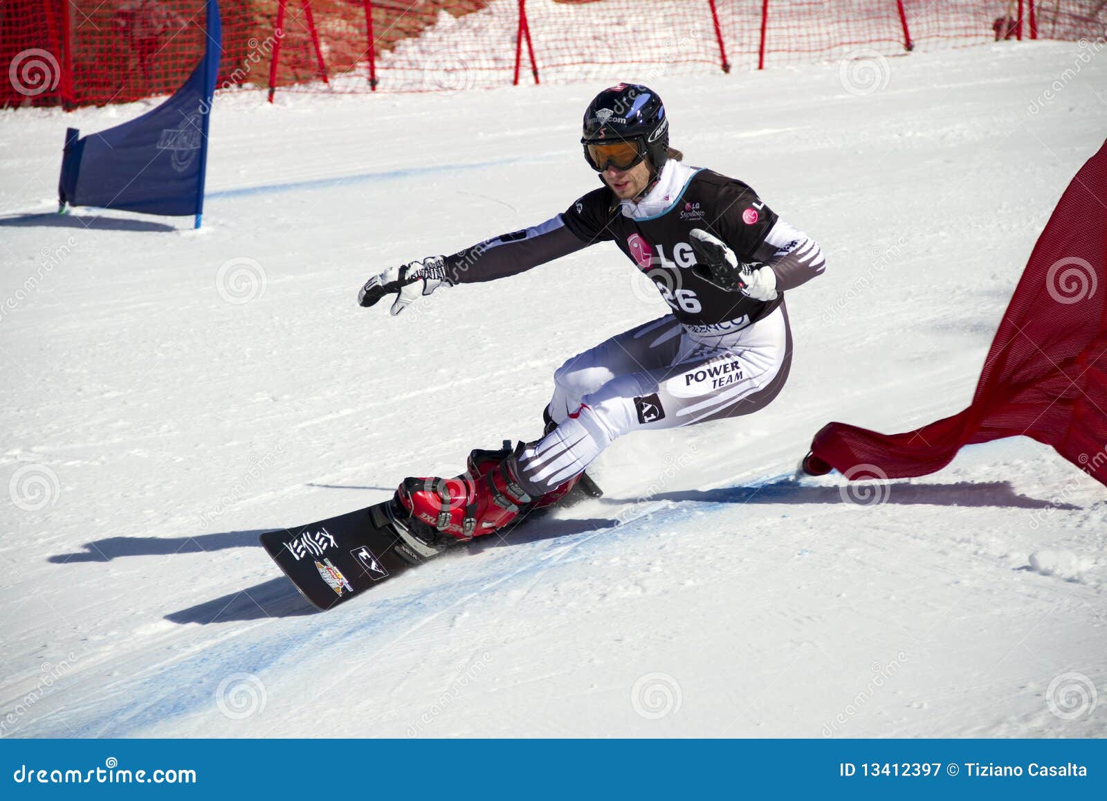 Parallel giant slalom editorial photography. Image of dangerous - 13412397