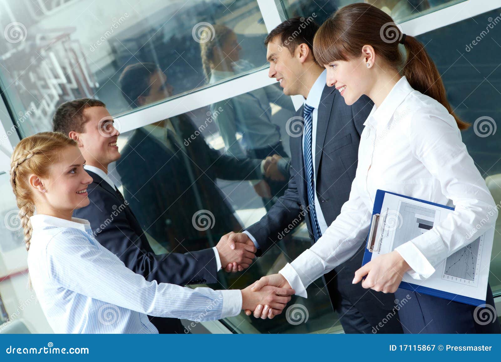 Parallel handshakes stock image. Image of company, partnership - 17115867