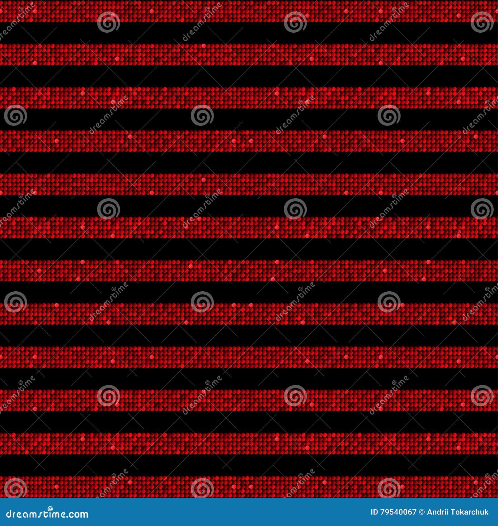 Parallel Horizontal Lines. Red Sequins. Stars. Stock Vector ...