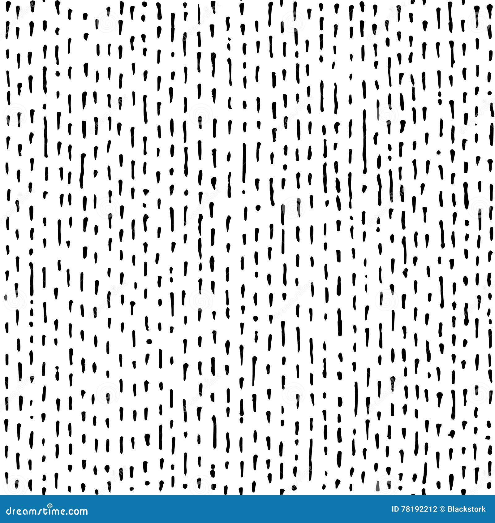 Parallel Ink Hatching. Hand Drawn Vector Seamless Pattern Stock Vector ...