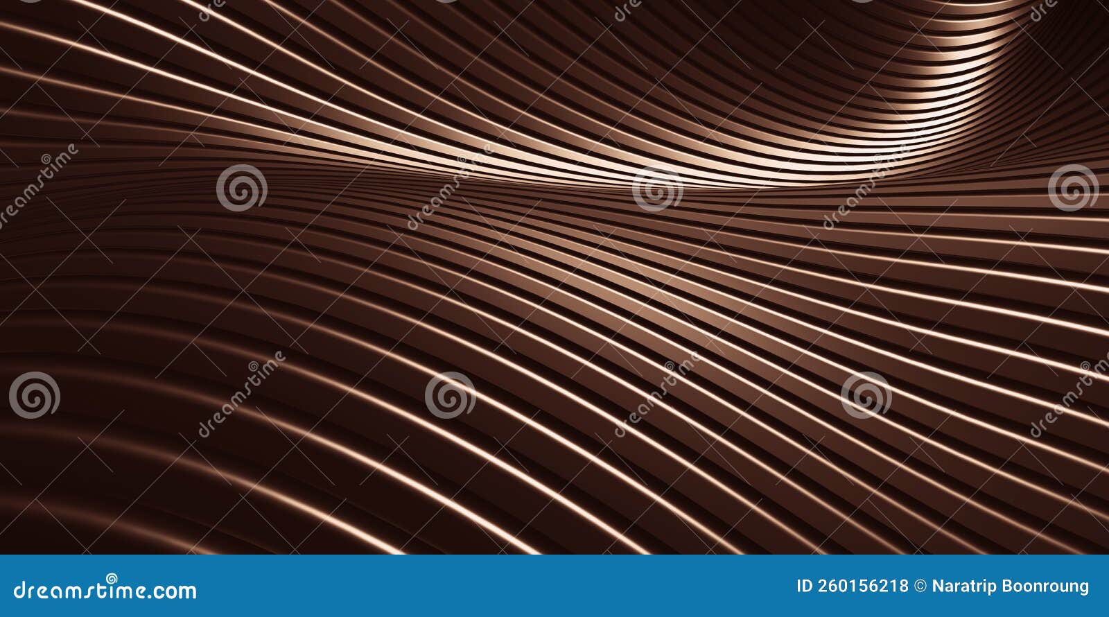 Parallel Lines Background Curve Distorted Shape Modern 3d Abstract ...