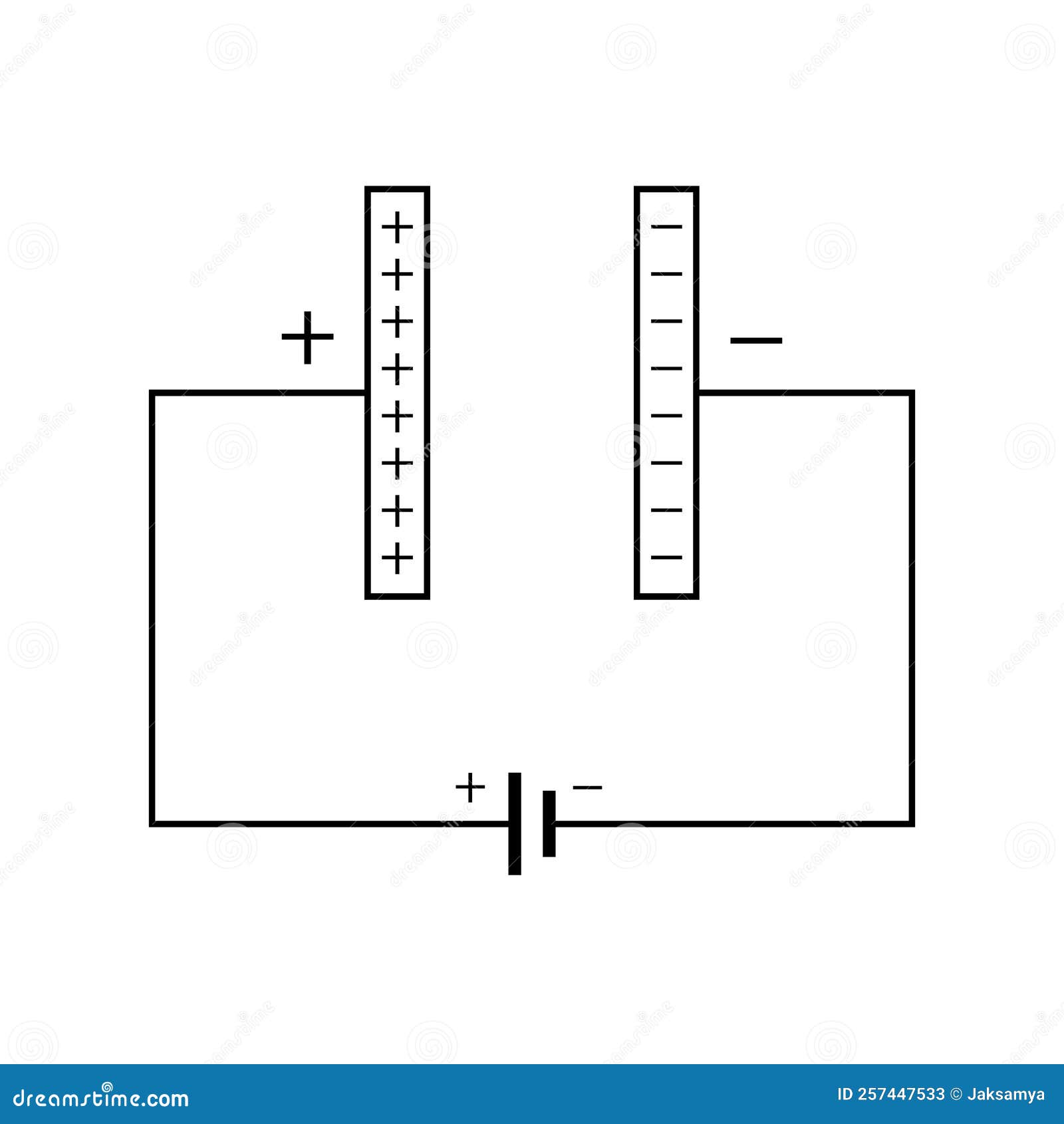 Parallel Plate Capacitor in Circuit. Stock Vector - Illustration of ... Parallel Plate Capacitor in Circuit. Stock Vector - Illustration of ...