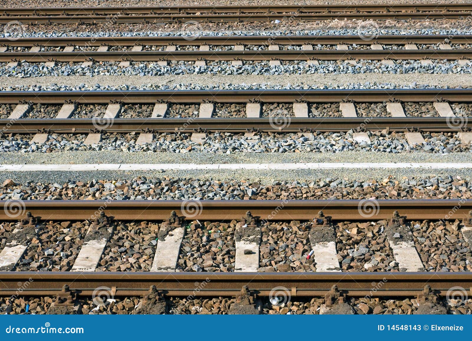 Parallel railroad tracks stock image. Image of locomotion - 14548143