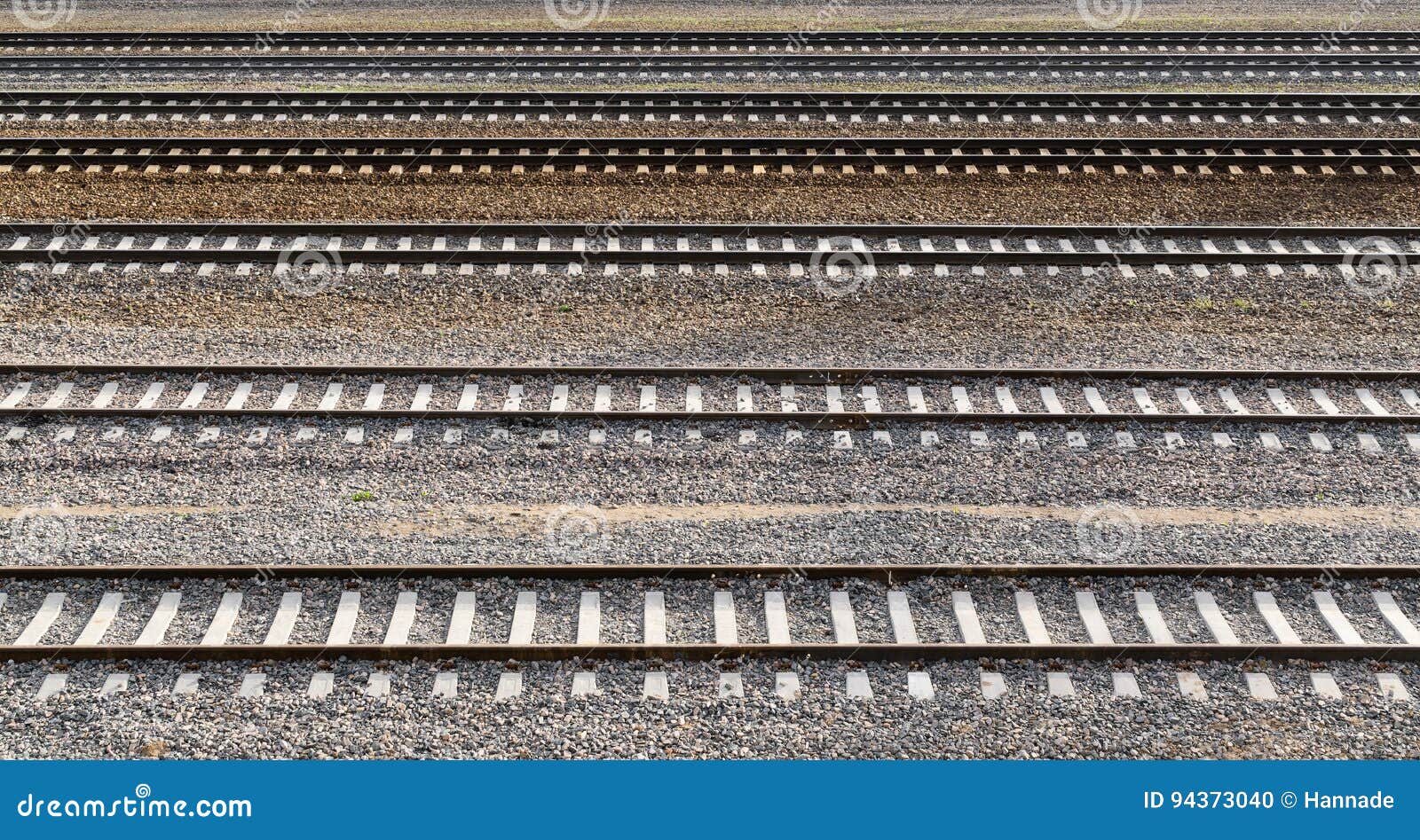 Parallel railway tracks stock photo. Image of railway - 94373040