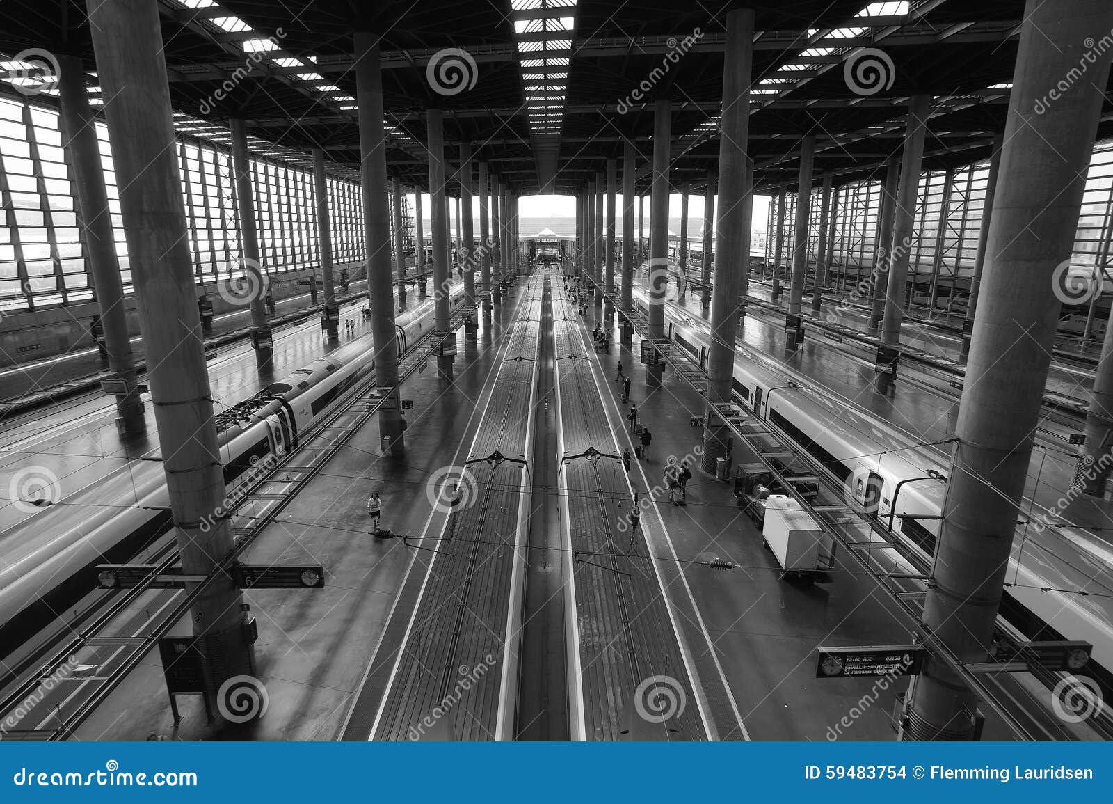 Parallel tracks stock photo. Image of departure, columns - 59483754