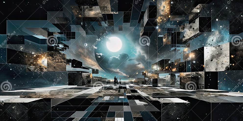 Parallel Universe-inspired Mixed Dimension Background with Surreal ...