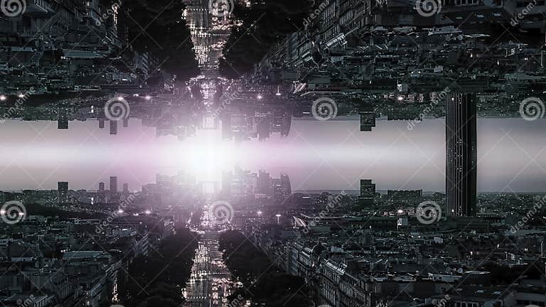 Parallel Universe Science Theory Stock Image - Image of universe, black ...