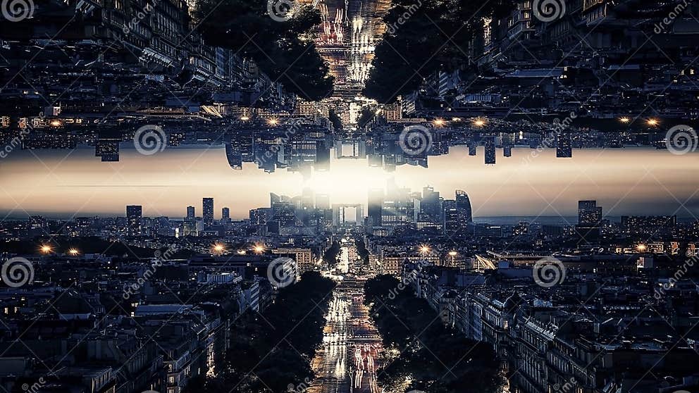 Parallel Universe Science Theory Stock Illustration - Illustration of ...