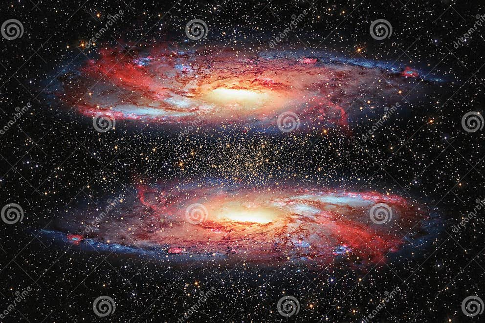 Parallel Universe Science Theory Stock Illustration - Illustration of ...