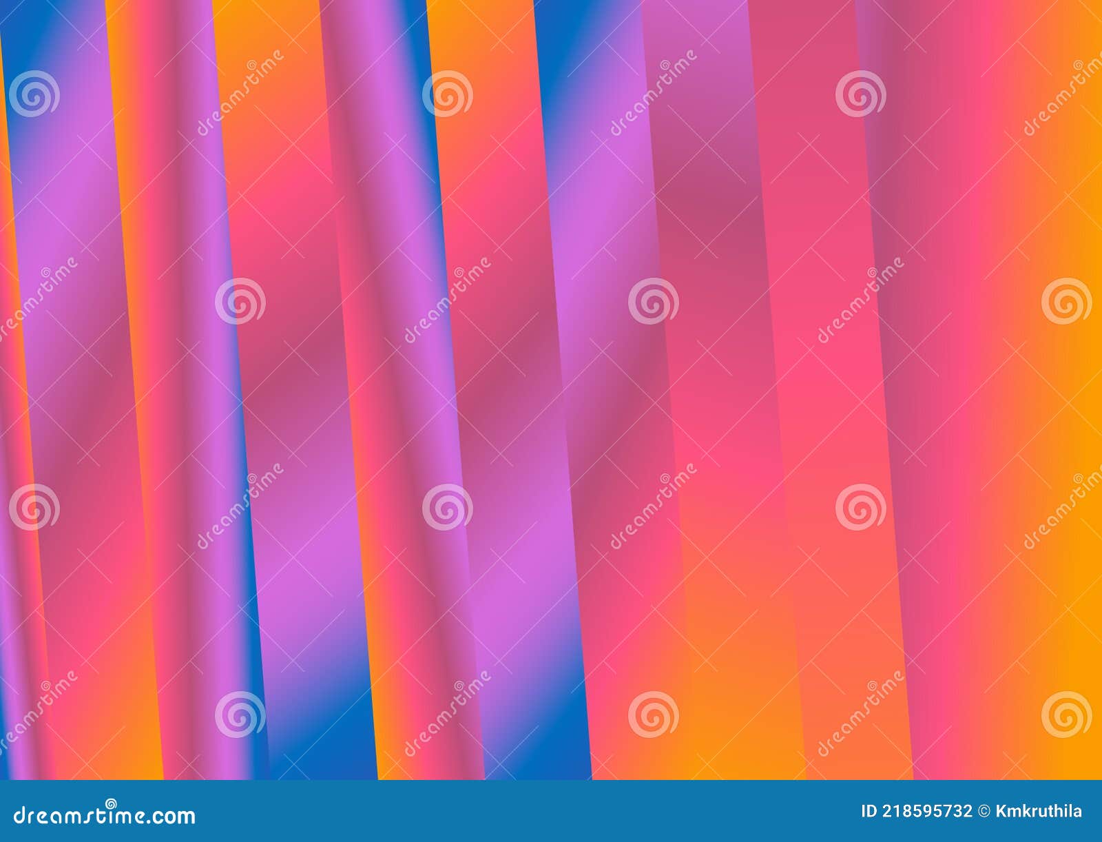 Parallel Vertical Lines Pink Blue and Orange Gradient Background Vector Image Stock Vector ...
