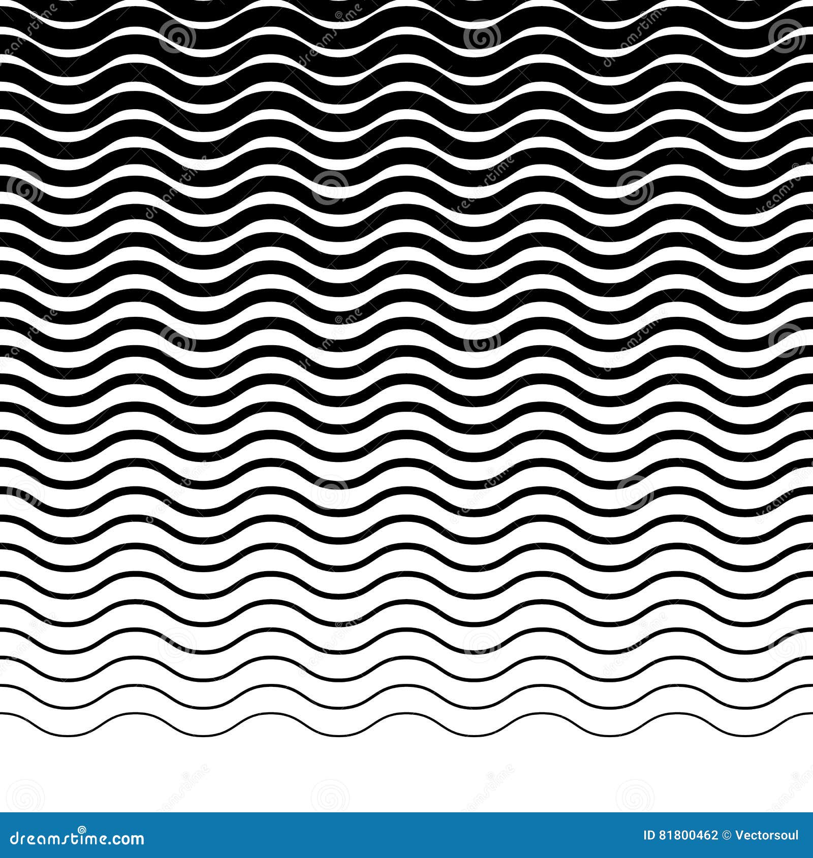 Parallel Wavy-zigzag Horizontal Lines - Horizontally Repeatable Stock ...