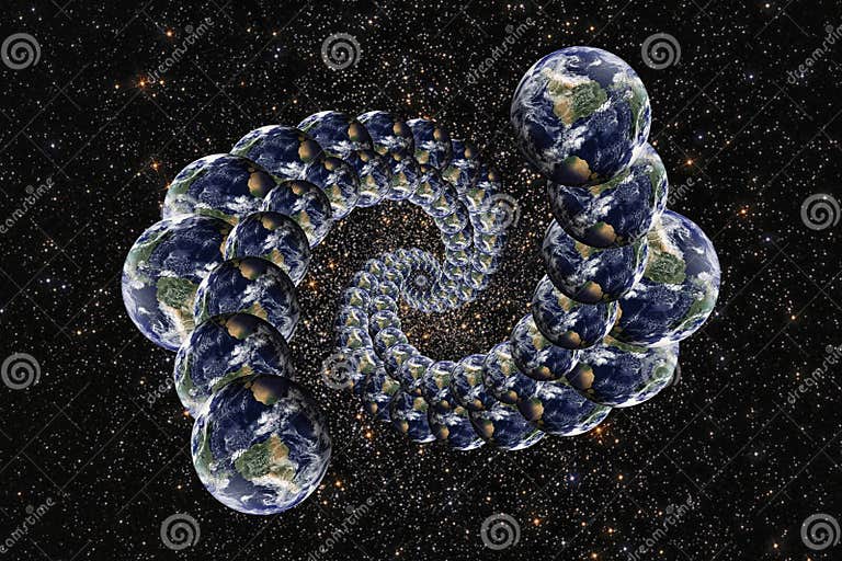 Parallel Universe Science Theory Stock Illustration - Illustration of ...