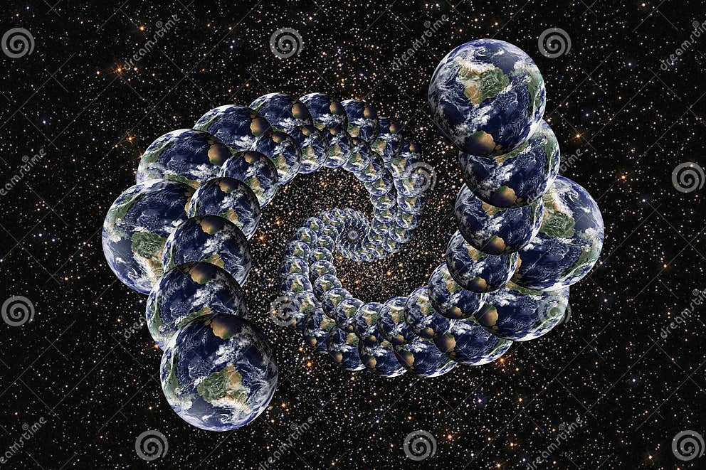 Parallel Universe Science Theory Stock Illustration - Illustration of ...