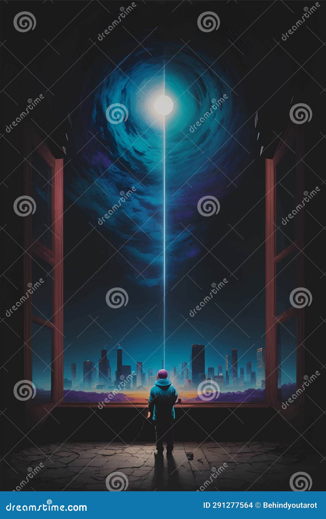 Parallel Worlds and Big Cities, Illustration Stock Illustration ...