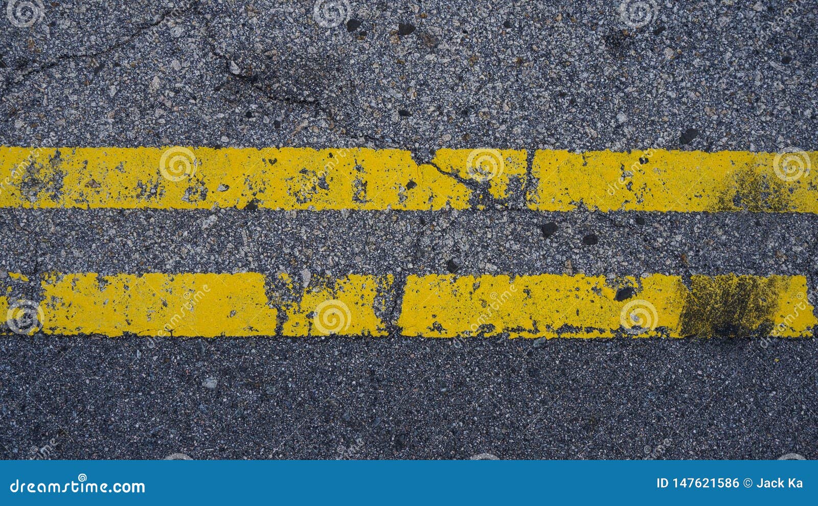 A Parallel Yellow Lines on the Floor Stock Photo - Image of attract ...