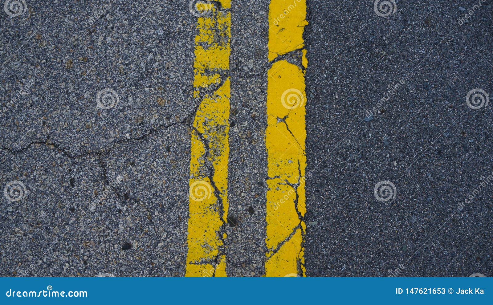 A Parallel Yellow Lines on the Floor Stock Image - Image of attract ...