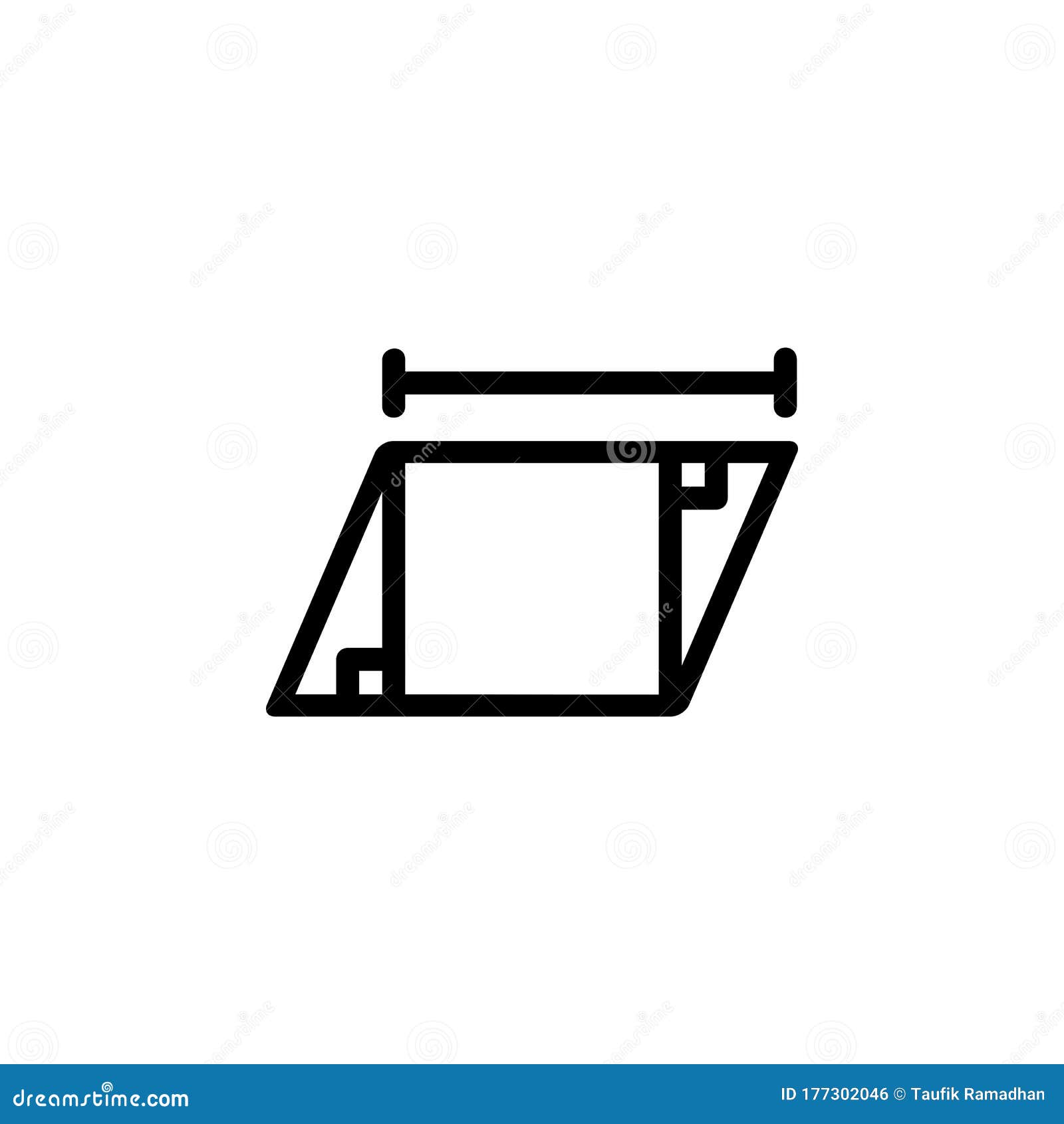 Parallelogram Af Logo Cartoon Vector | CartoonDealer.com #217550231
