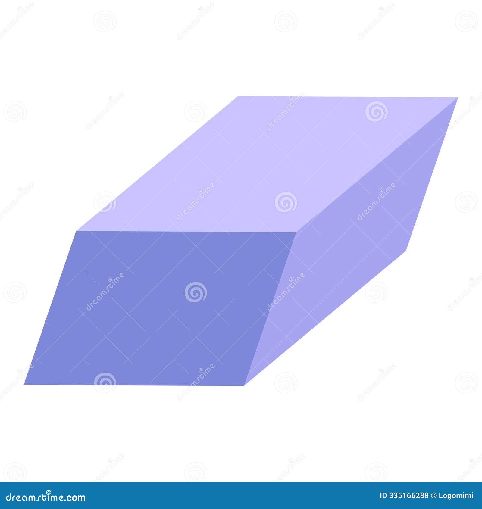 Parallelogram 2D Basic Shape Vector Illustration, Jajar Genjang Or ...