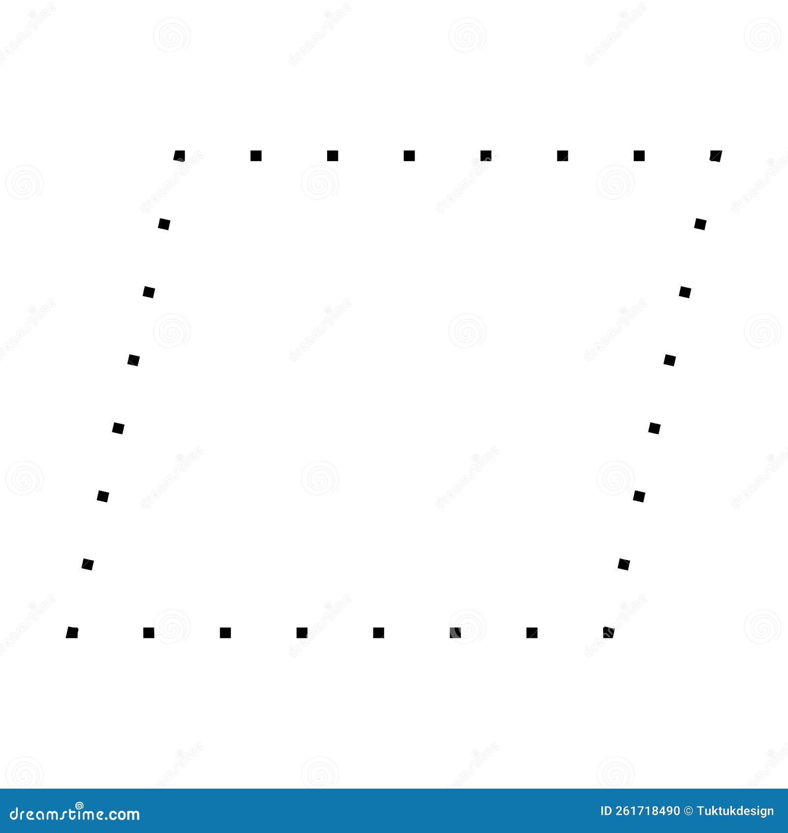 Parallelogram Shape Dotted Symbol Vector Icon for Creative Graphic ...