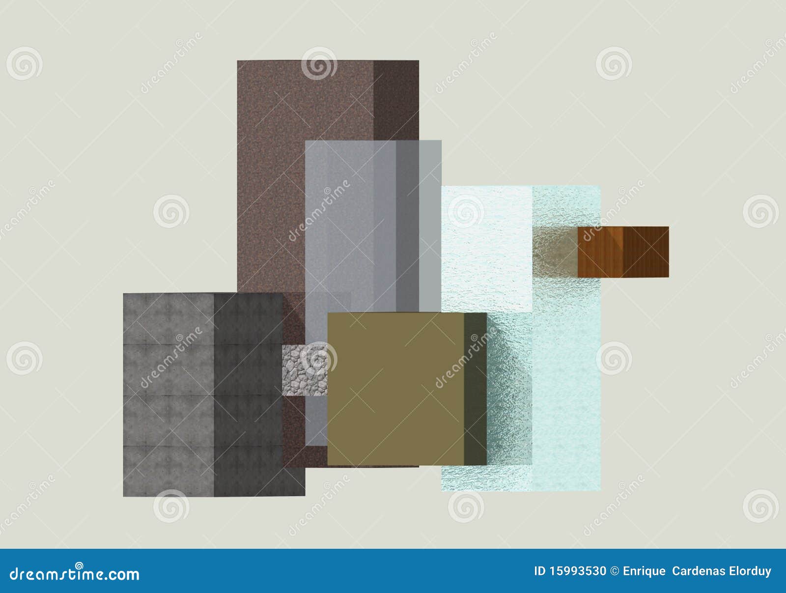 Volumetric Composition # 6, with Parallelograms of Stock Illustration ...