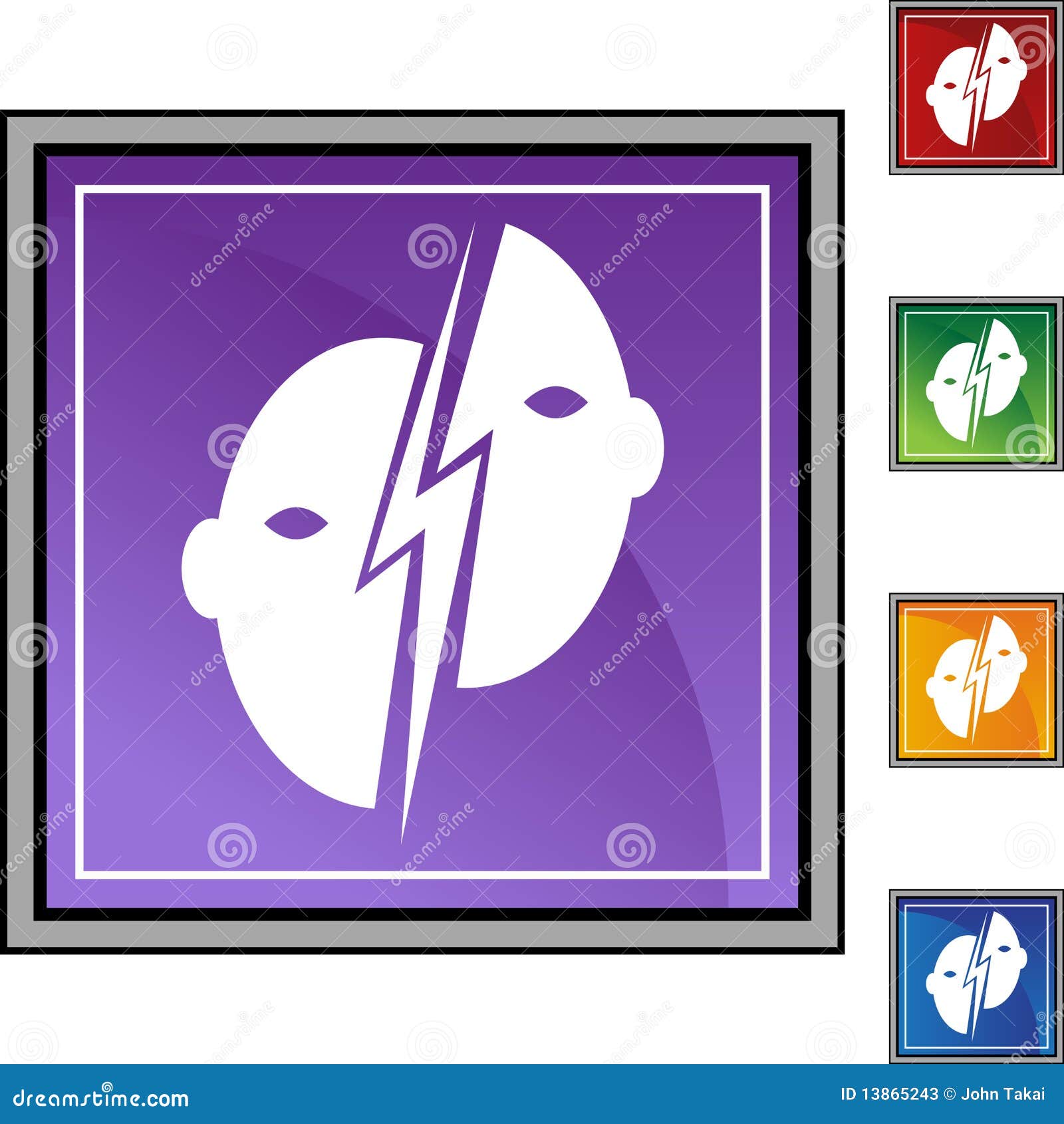 Paralysis stock vector. Illustration of face, orange - 13865243