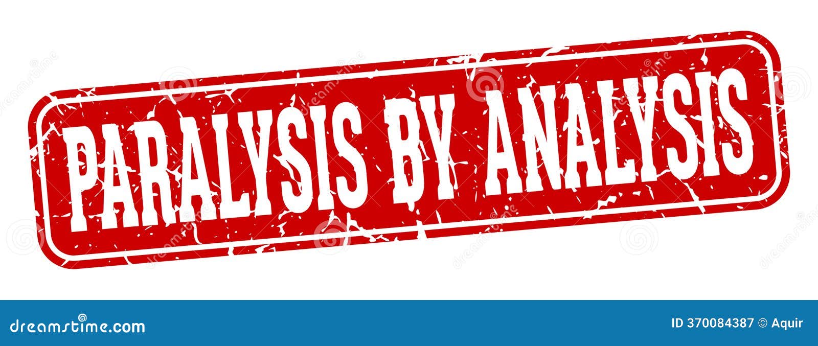 Paralysis By Analysis. Paralysis By Analysis Round Red And Gold Label ...