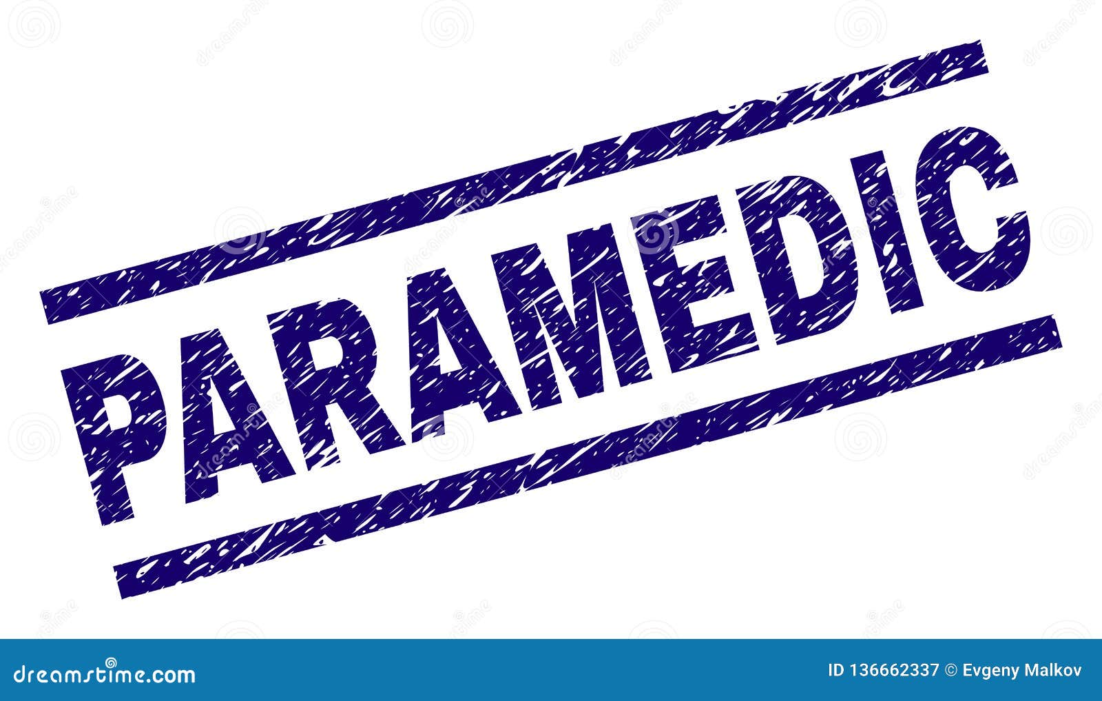 Scratched Textured PARAMEDIC Stamp Seal Stock Vector - Illustration of ...