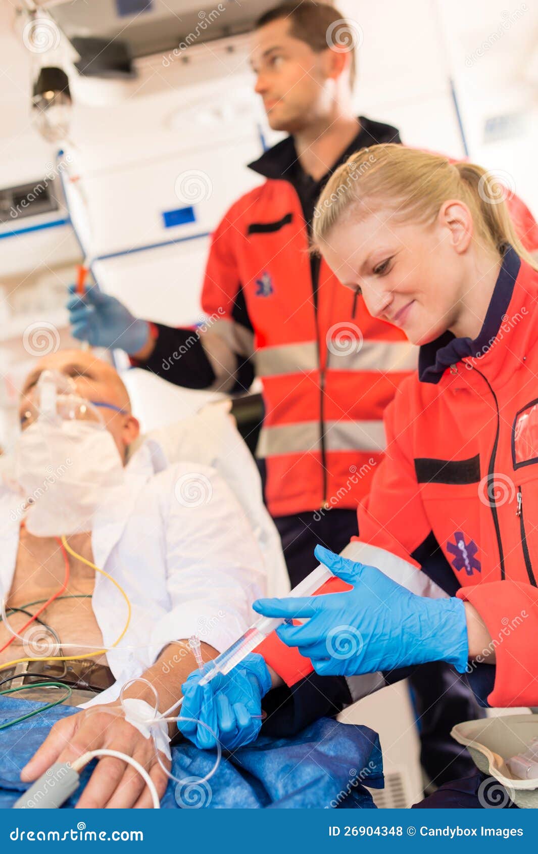Sick Patient Lying On Bed Stock Photography | CartoonDealer.com #79337090