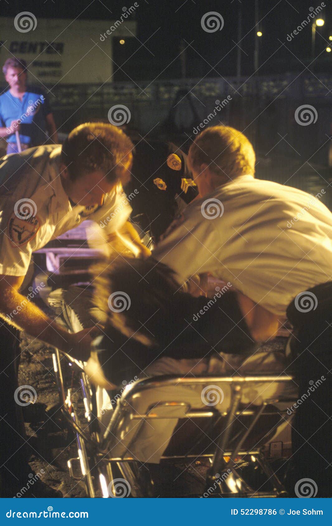 Paramedics Responding To Emergency, Miami, Florida Editorial Photo ...