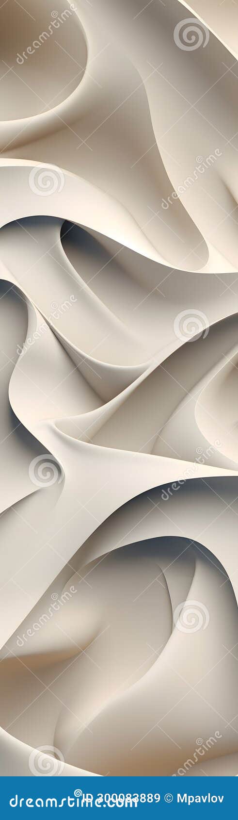 Parametric abstract design stock image. Image of rendering - 300083889