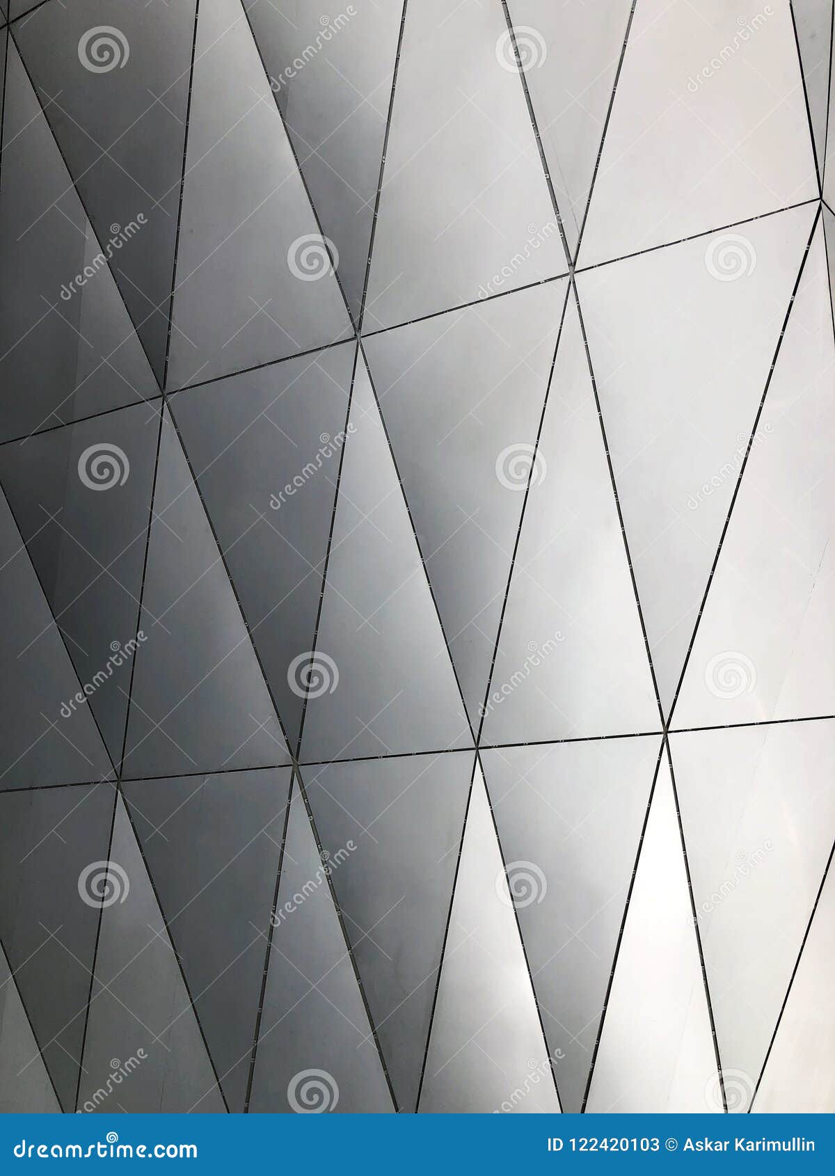 Parametric Aluminium Panels. Facade Cladding. Stock Image - Image of ...