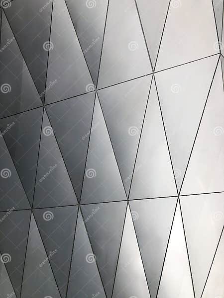 Parametric Aluminium Panels. Facade Cladding. Stock Image - Image of ...