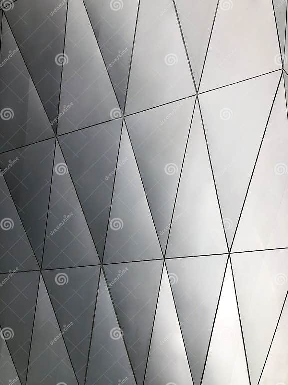 Parametric Aluminium Panels. Facade Cladding. Stock Image - Image of ...