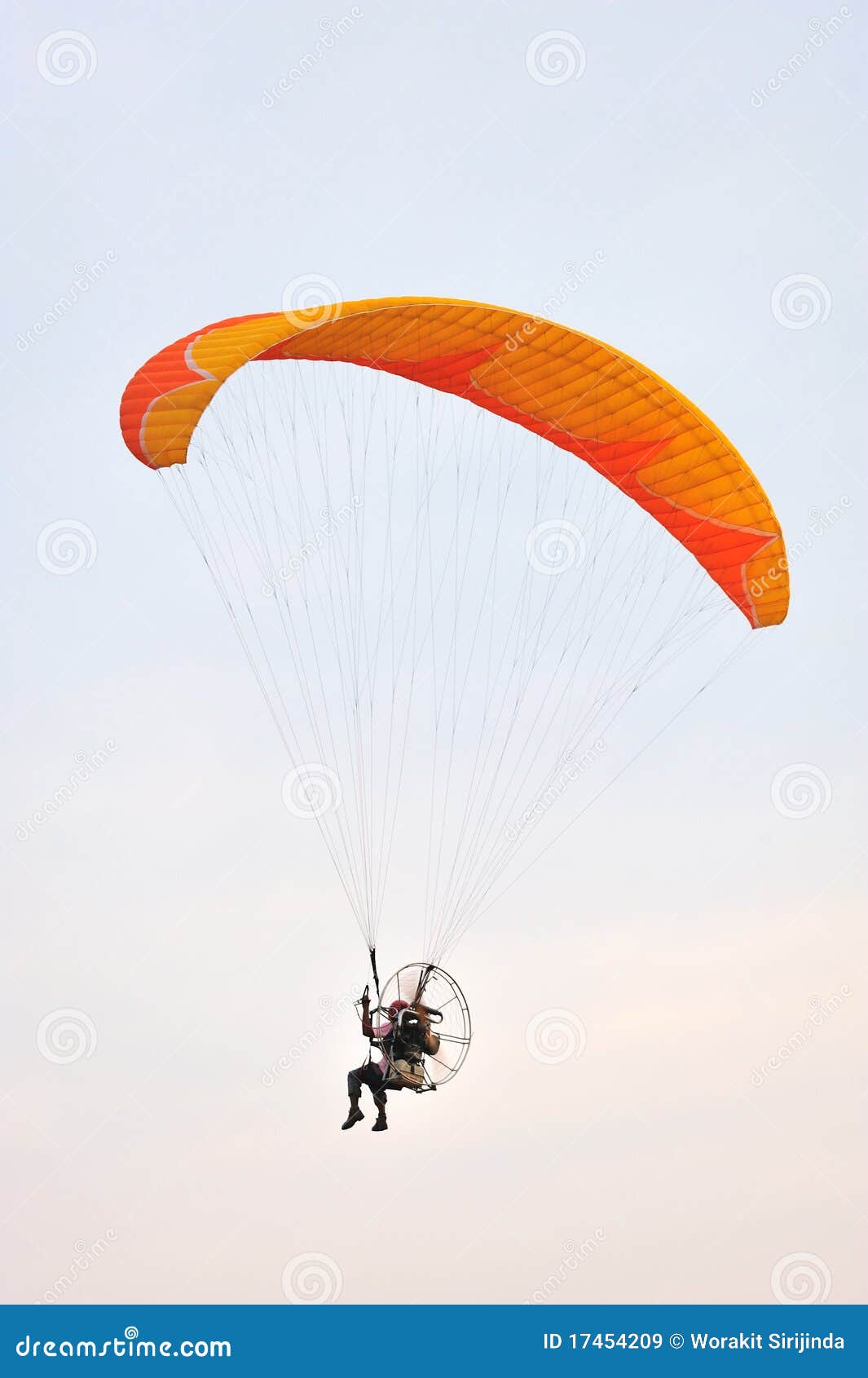 Paramotor stock image. Image of leisure, sport, flying - 17454209