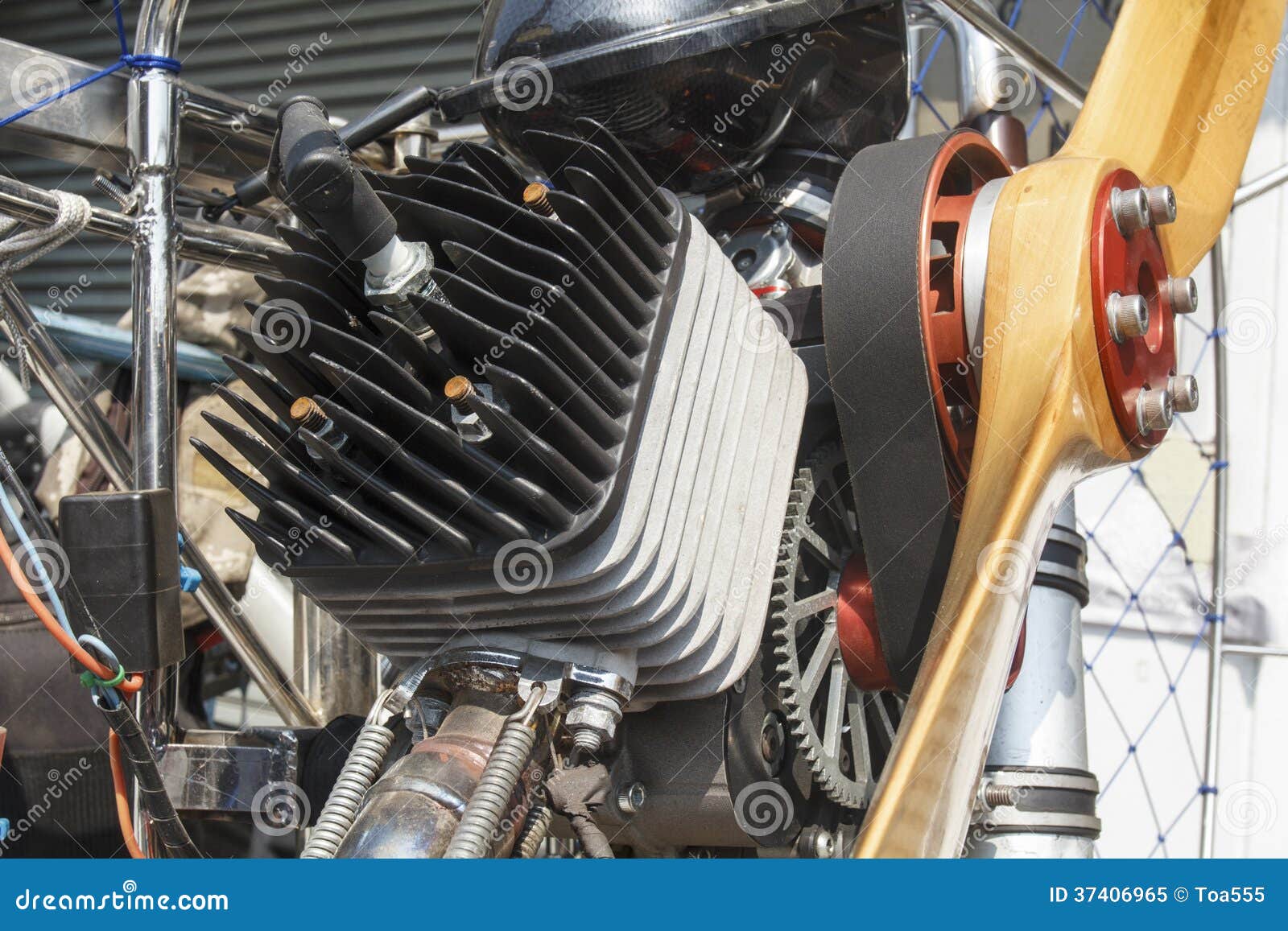 Paramotor engine stock image. Image of engine, funsports - 37406965