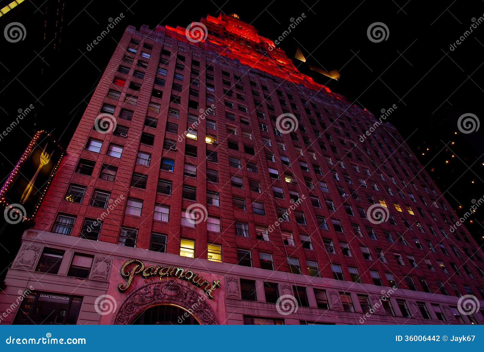 Paramount Hotel New York editorial photography. Image of attraction ...