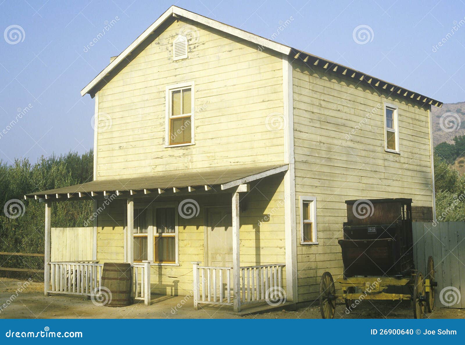 Paramount Ranch exterior stock photo. Image of movie - 26900640