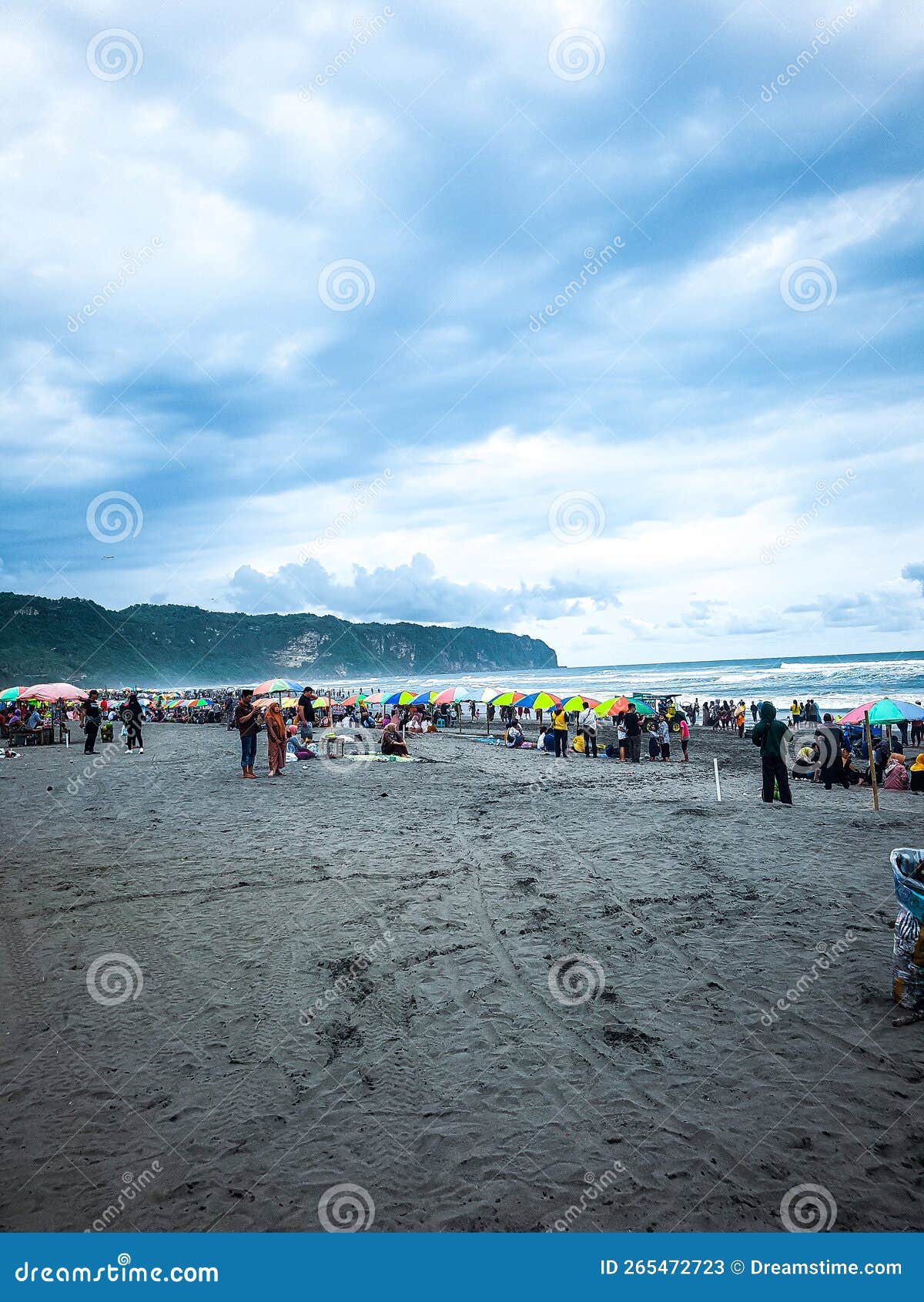 Parangtritis Beach in Central Java, Indonesia Editorial Stock Photo ...
