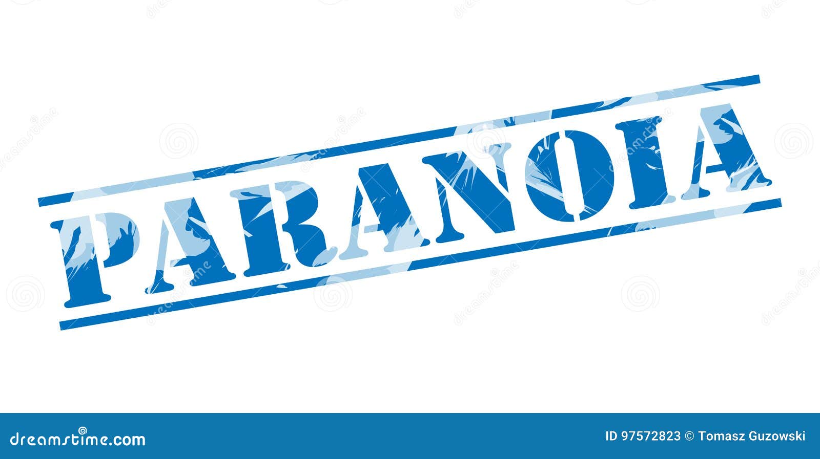 Paranoia Blue Random Shapes Horizontal Royalty-Free Stock Image ...
