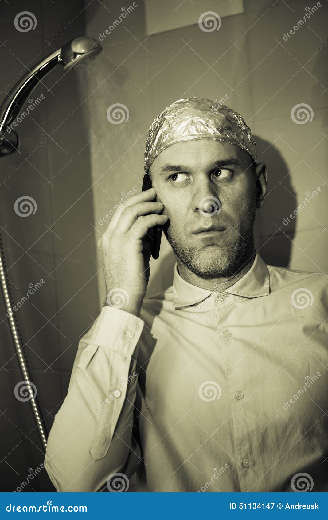 Paranoia stock image. Image of madness, person, shower - 51134147