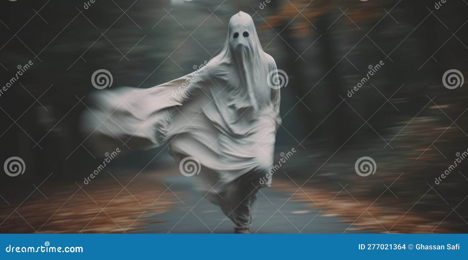 Paranormal Activity of an Apparition Approaching Stock Photo - Image of ...