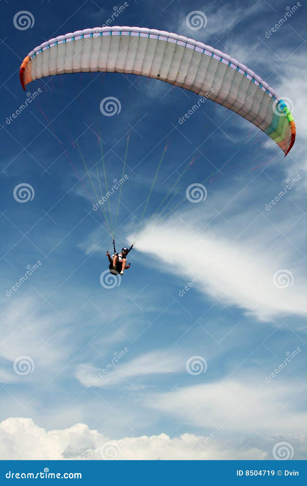 Paraplane stock image. Image of sports, wind, paragliding - 8504719