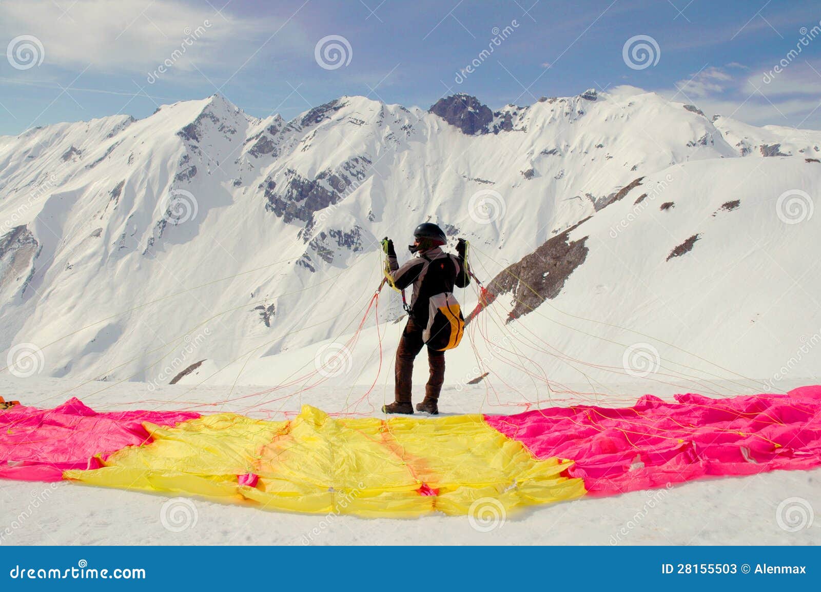 Paraplane aktivity editorial stock photo. Image of landscape - 28155503