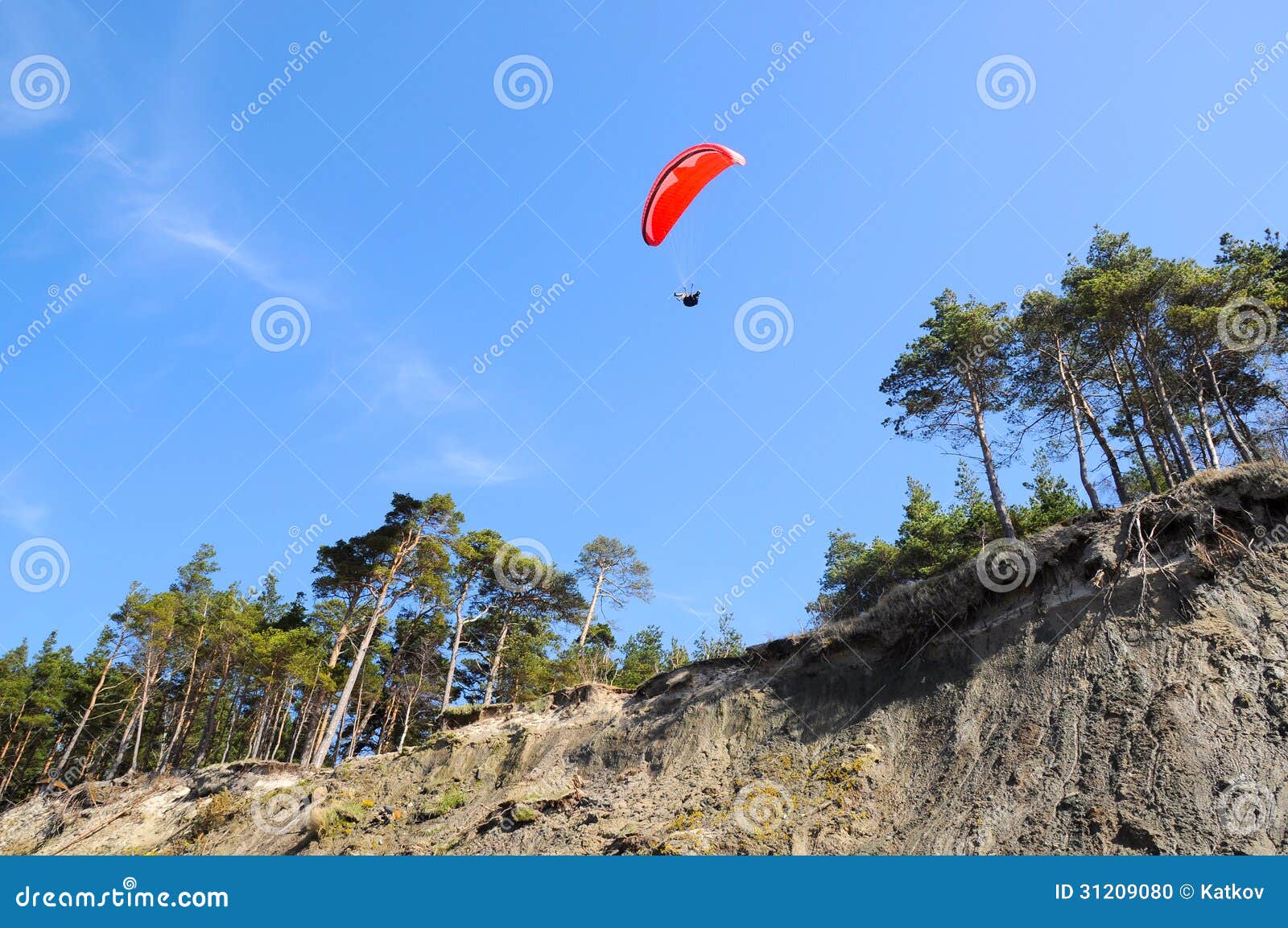 Paraplane flight stock photo. Image of outdoor, challenge - 31209080