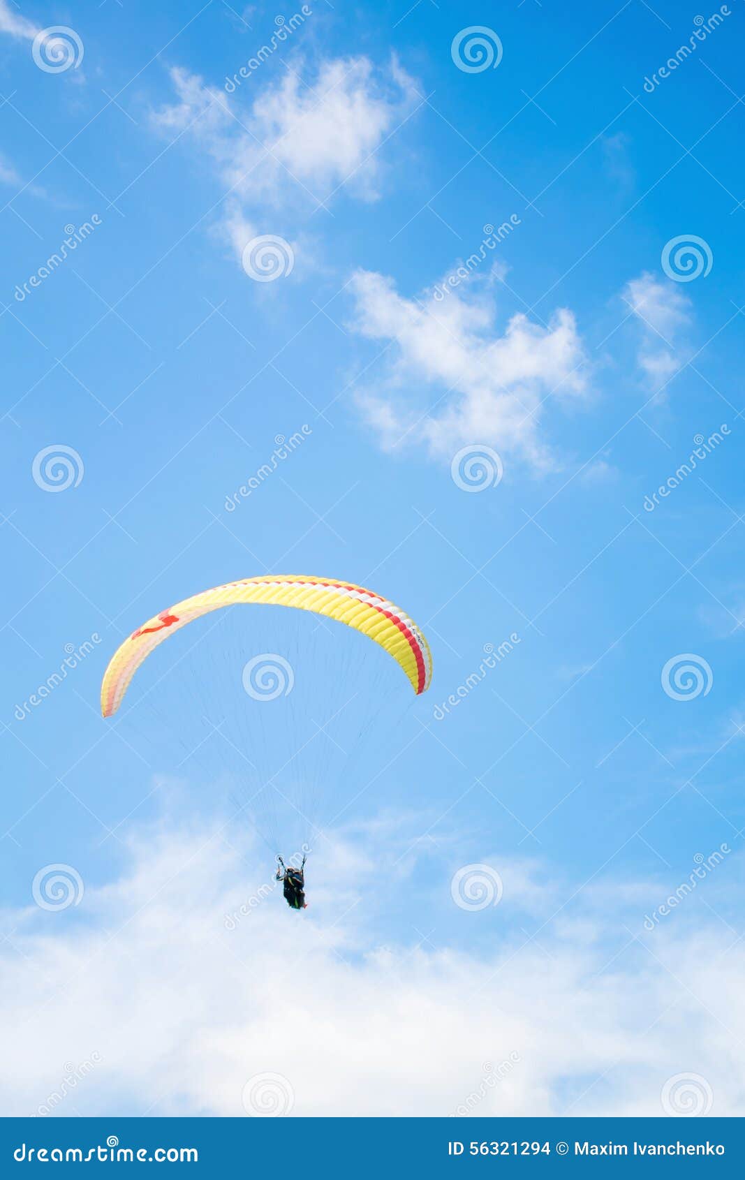Paraplane in the sky stock photo. Image of outdoor, extreme - 56321294